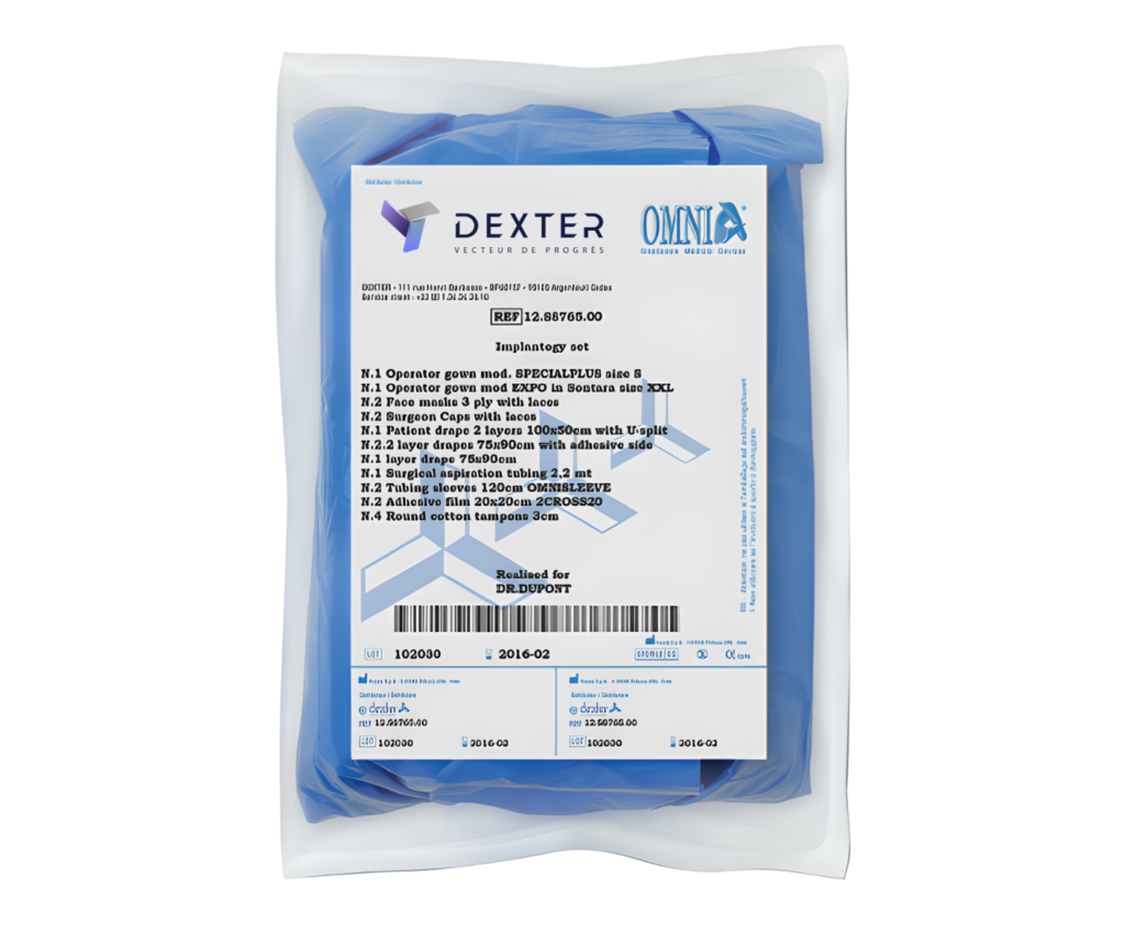 Kits de chirurgie sur Mesure Dexter-Omnia | société Dexter